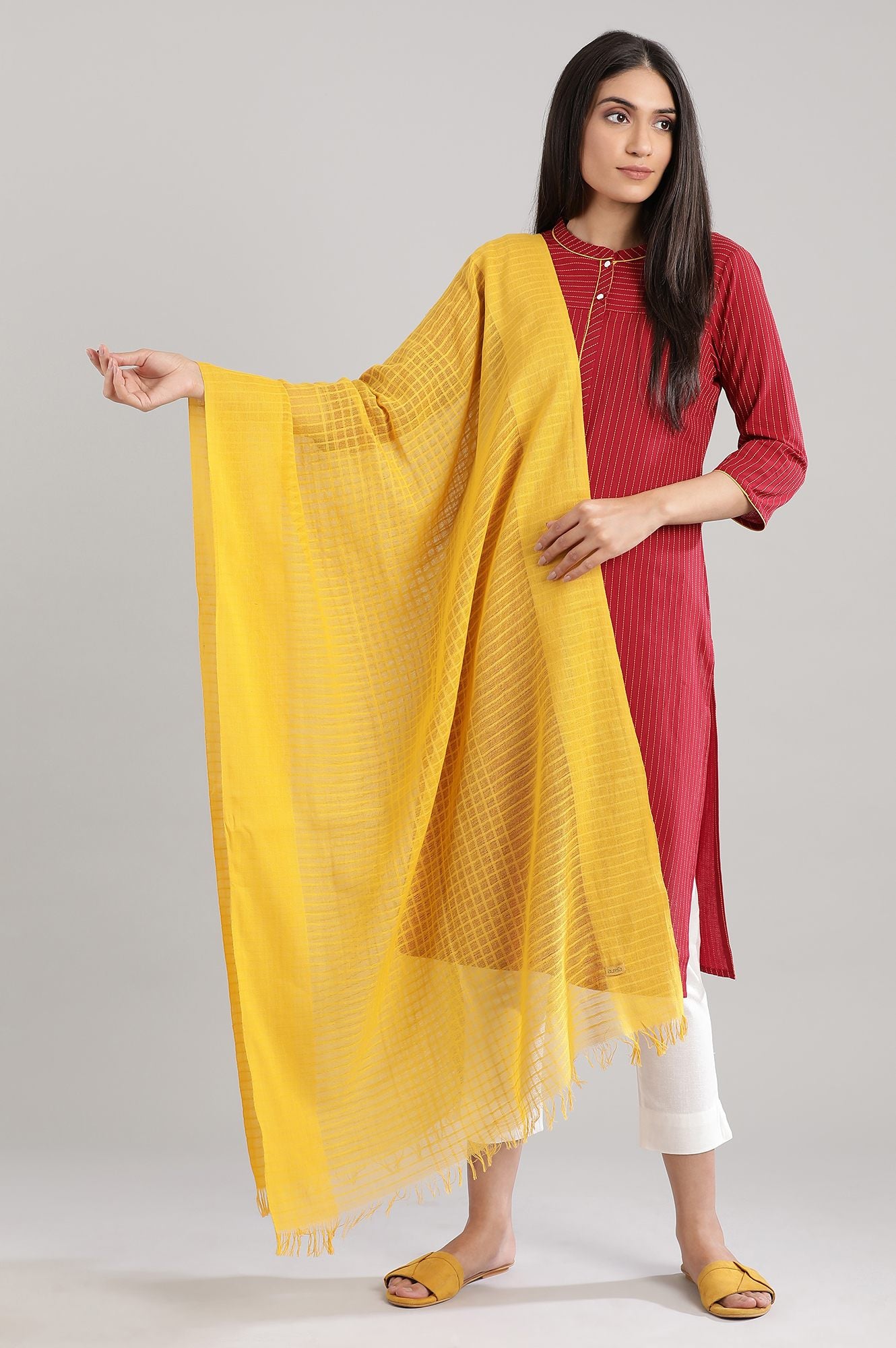 Buy Yellow Dupatta Online for Woman | Shop for Aurelia
