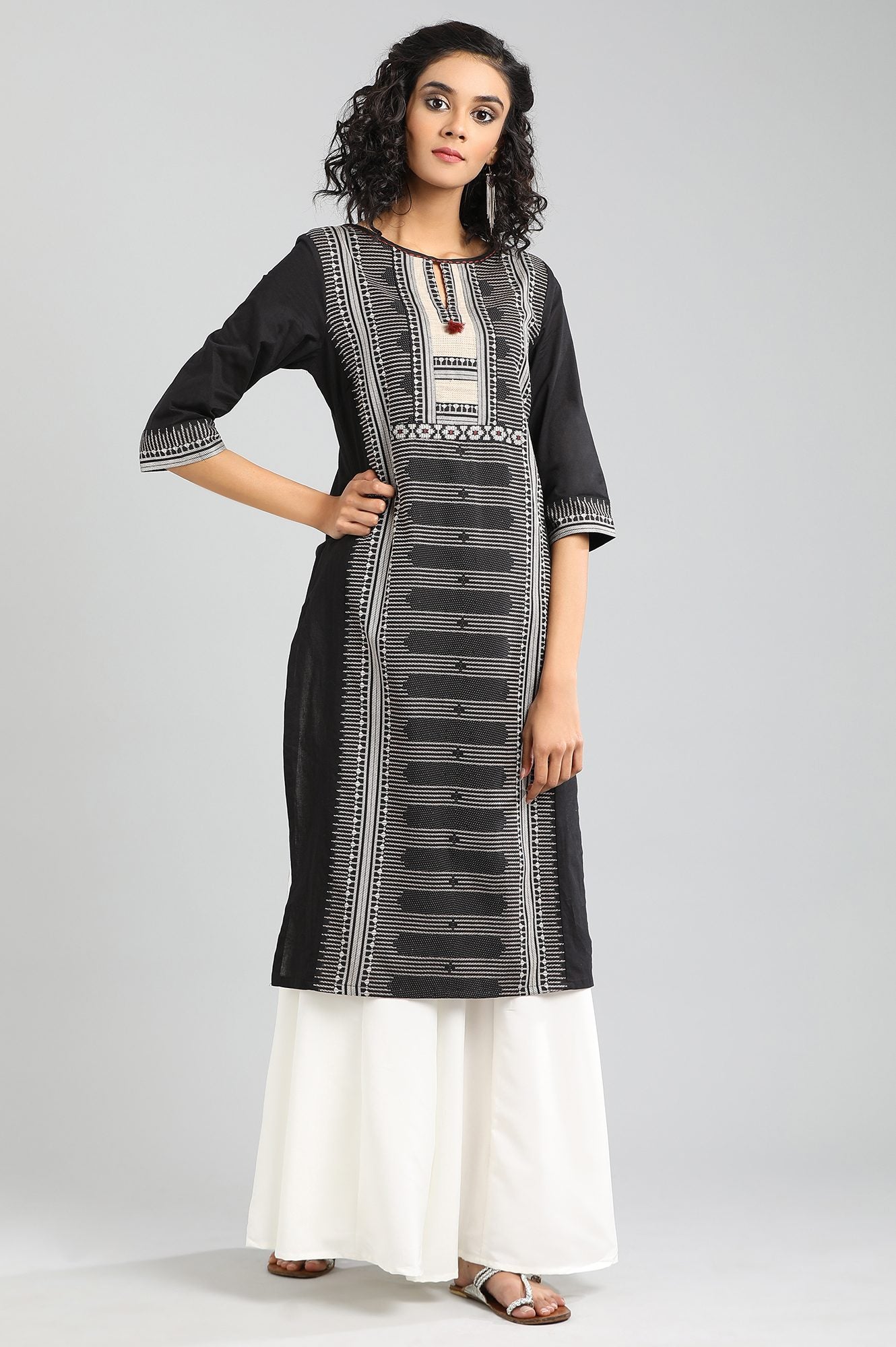 Buy White Solid Palazzos Online for Woman | Shop for Aurelia